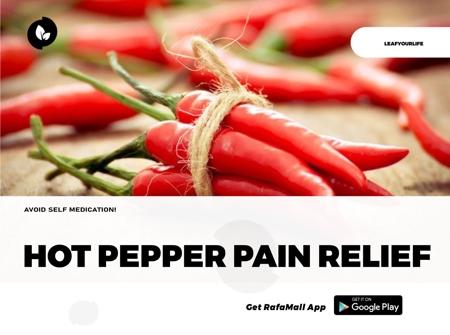 Hot pepper pain relief - Rafamall