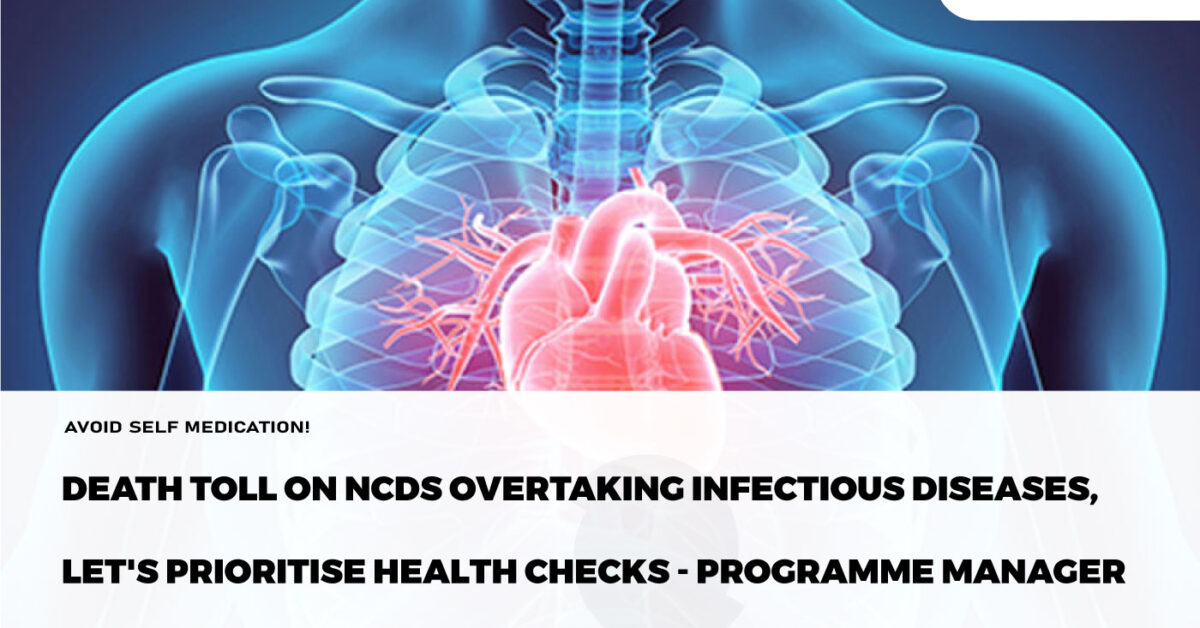 The death toll on NCDs overtaking infectious diseases, let's prioritize health checks ...