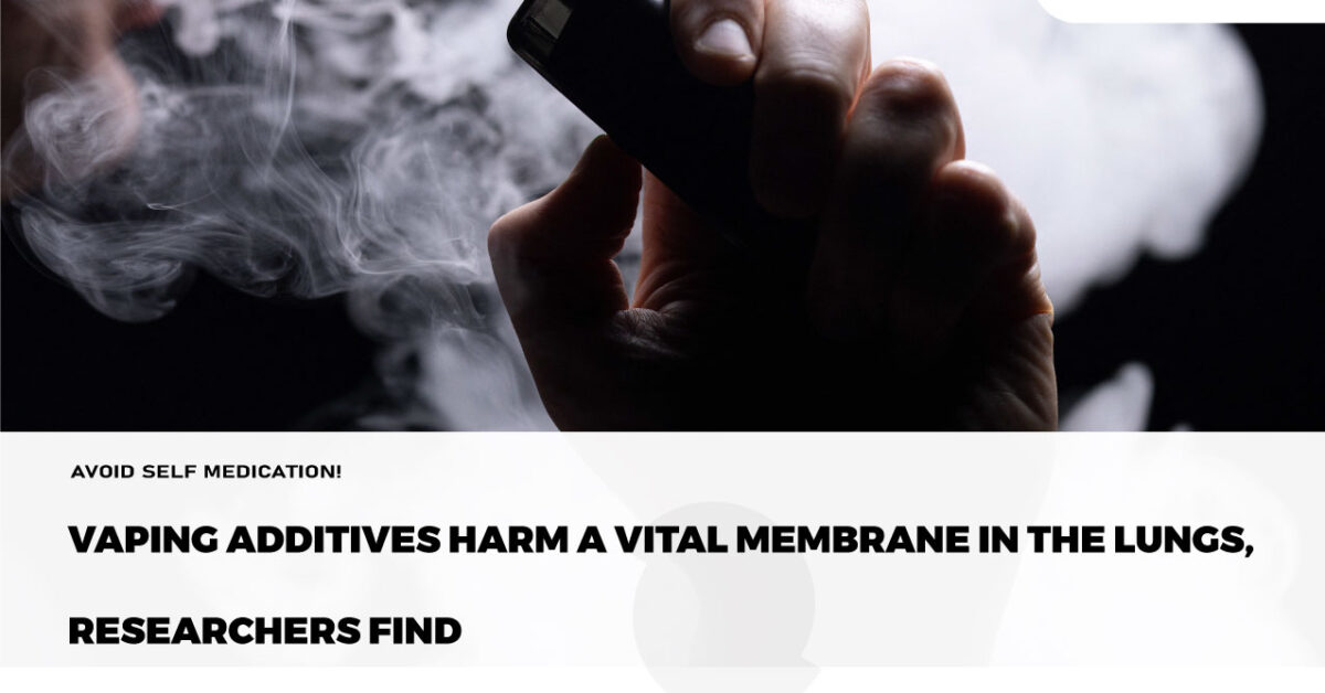 Vaping additives harm a vital membrane in the lungs, researchers find - Rafamall