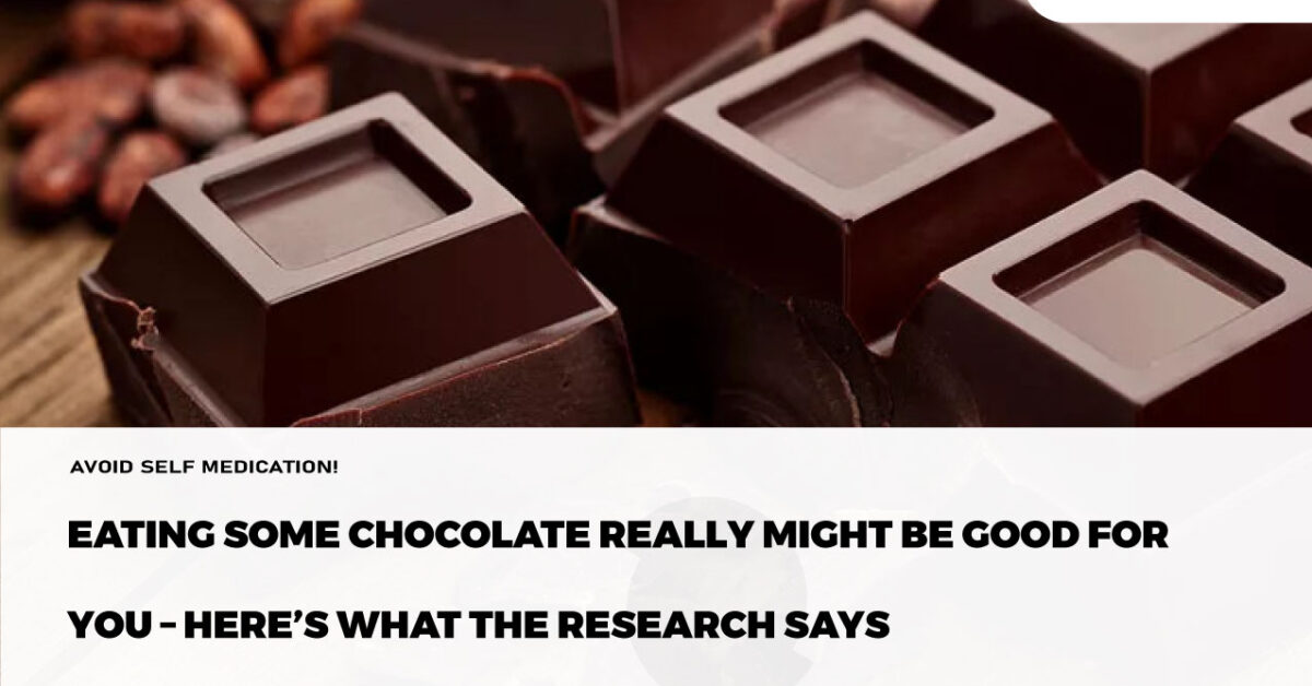 Eating some chocolate really might be good for you – here’s what the ...